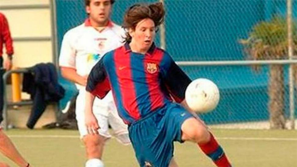 Imágenes inéditas de Lionel Messi jugando en La Masía del Barcelona ...